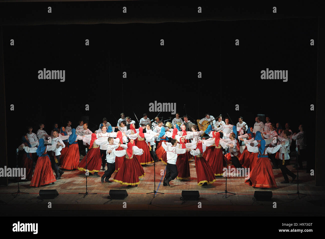 SYKTYVKAR, RUSSIA - NOVEMBER 19, 2016: The performance of the ...