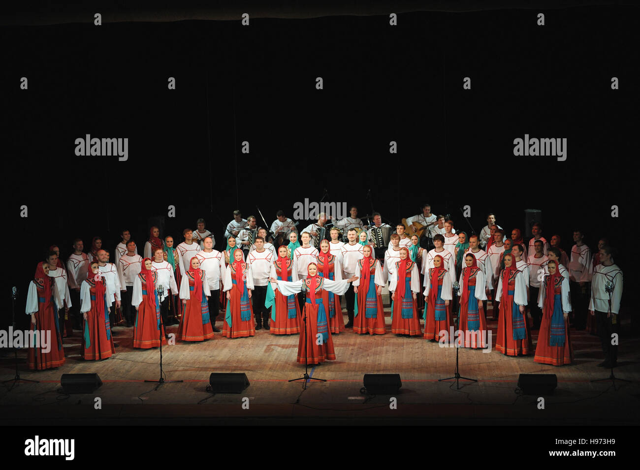 SYKTYVKAR, RUSSIA - NOVEMBER 19, 2016: The performance of the ...