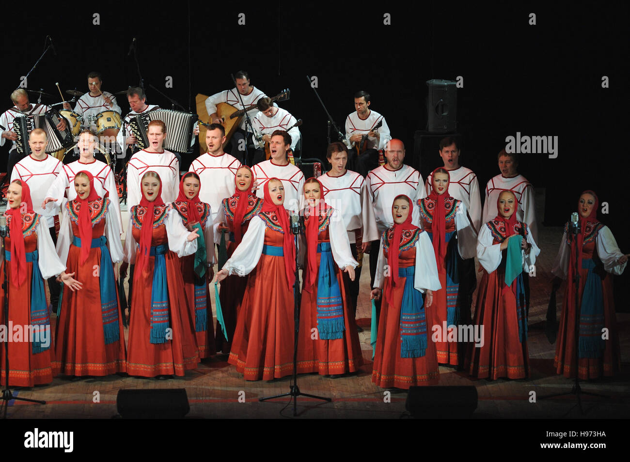 SYKTYVKAR, RUSSIA - NOVEMBER 19, 2016: The performance of the ...