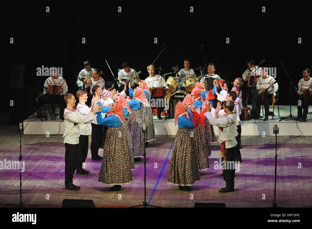 SYKTYVKAR, RUSSIA - NOVEMBER 19, 2016: The performance of the ...