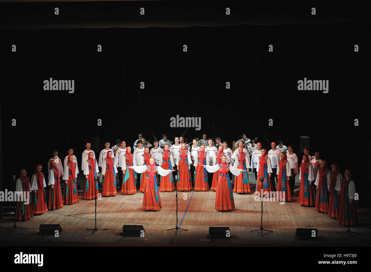 SYKTYVKAR, RUSSIA - NOVEMBER 19, 2016: The performance of the ...
