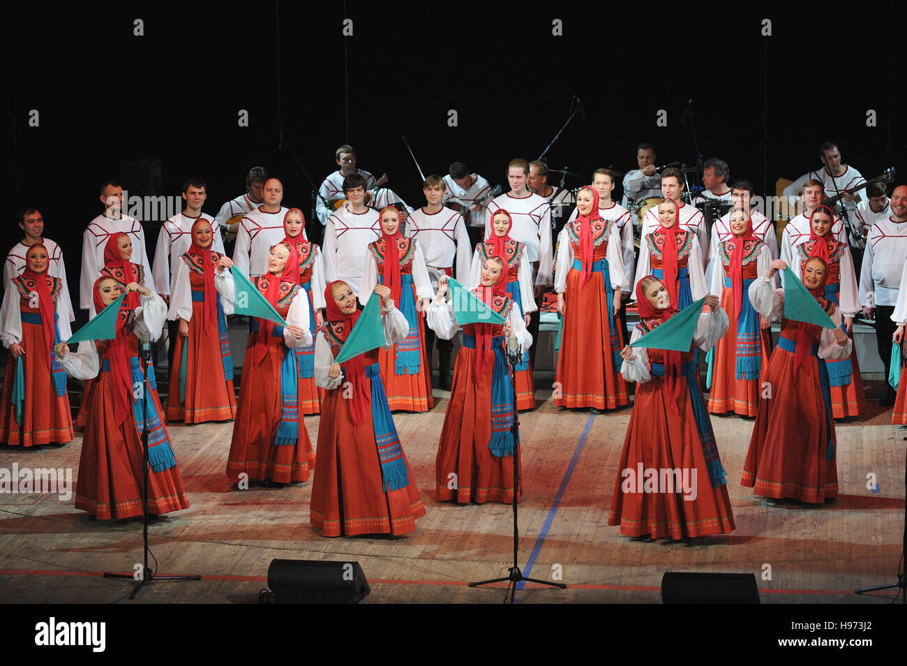 SYKTYVKAR, RUSSIA - NOVEMBER 19, 2016: The performance of the ...
