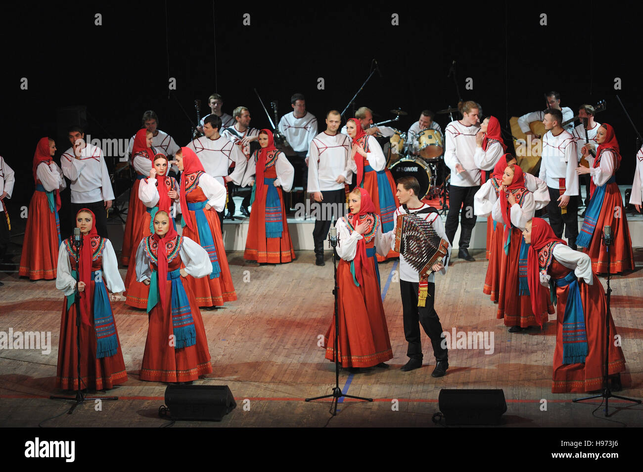 SYKTYVKAR, RUSSIA - NOVEMBER 19, 2016: The performance of the ...