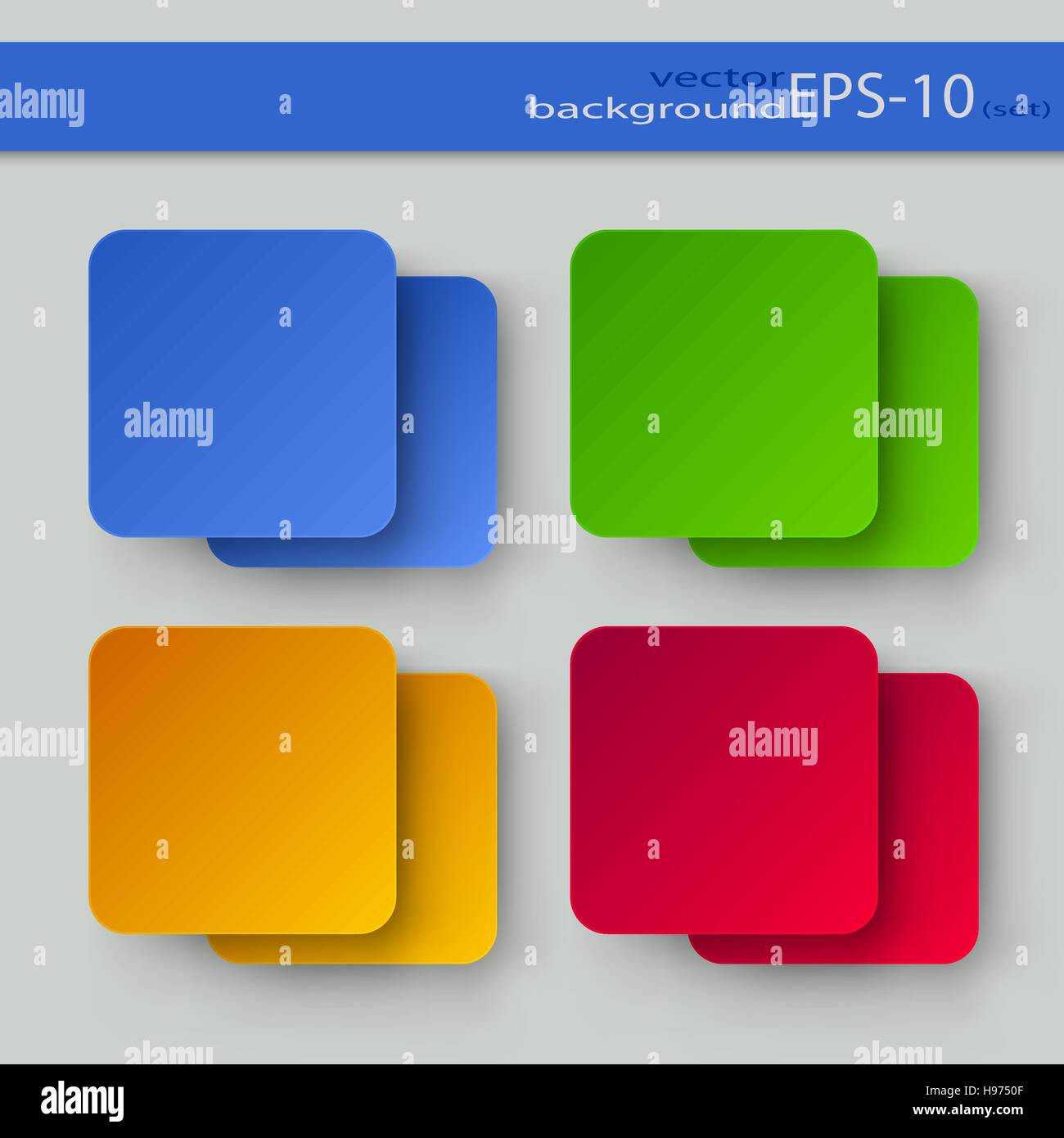 Set of color backgrounds Stock Vector Image & Art - Alamy