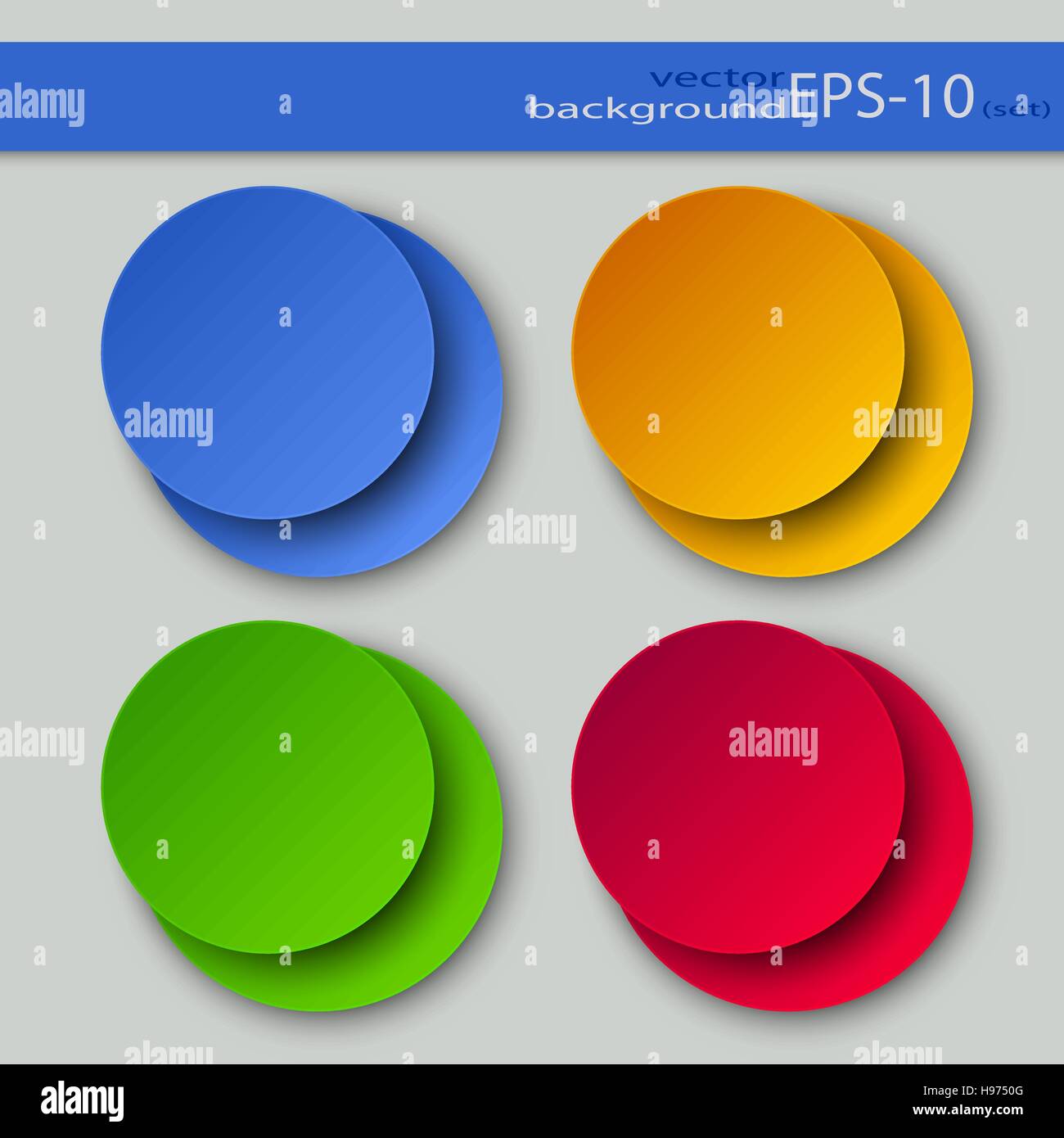 Set of round backgrounds Stock Vector Image & Art - Alamy