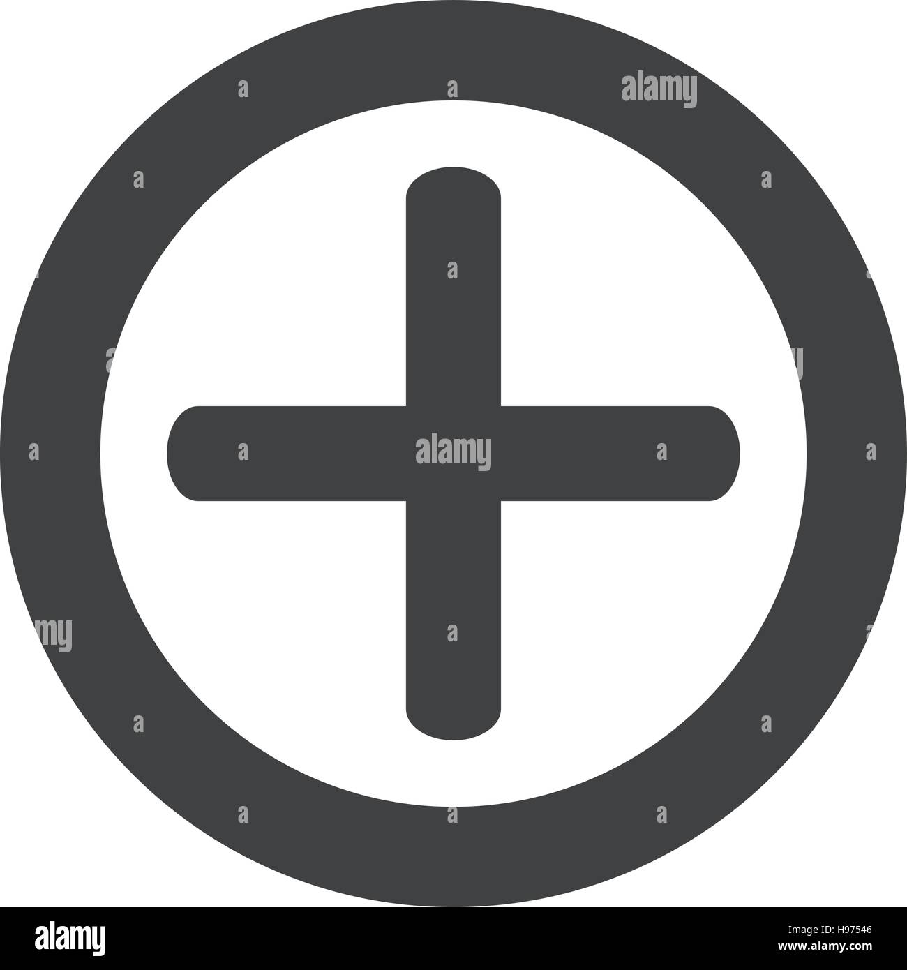 Add plus icon Stock Vector Image & Art - Alamy