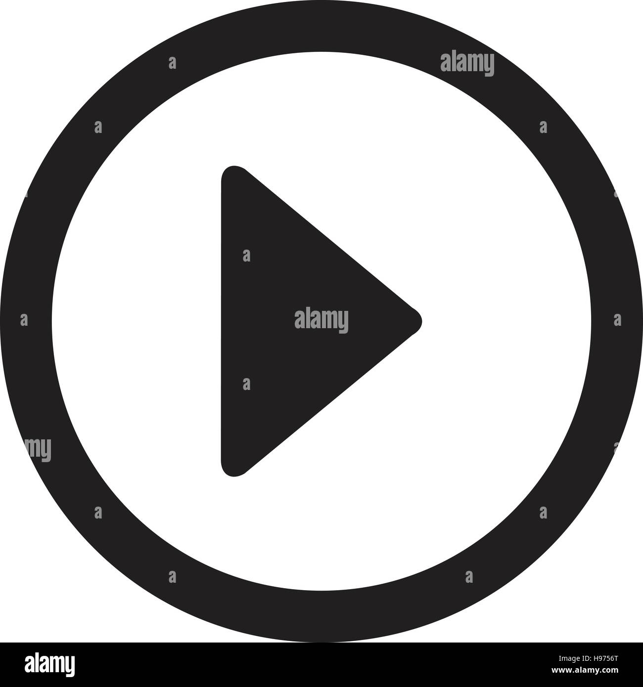 Play Video Button Stock Vector Image & Art - Alamy