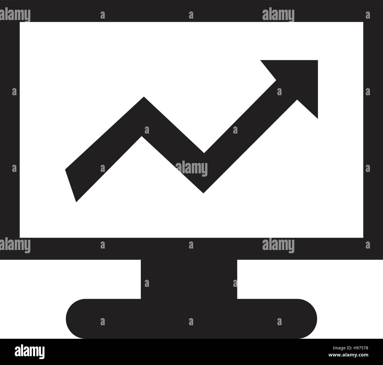 Stock Charts Icon Stock Vector Image & Art - Alamy