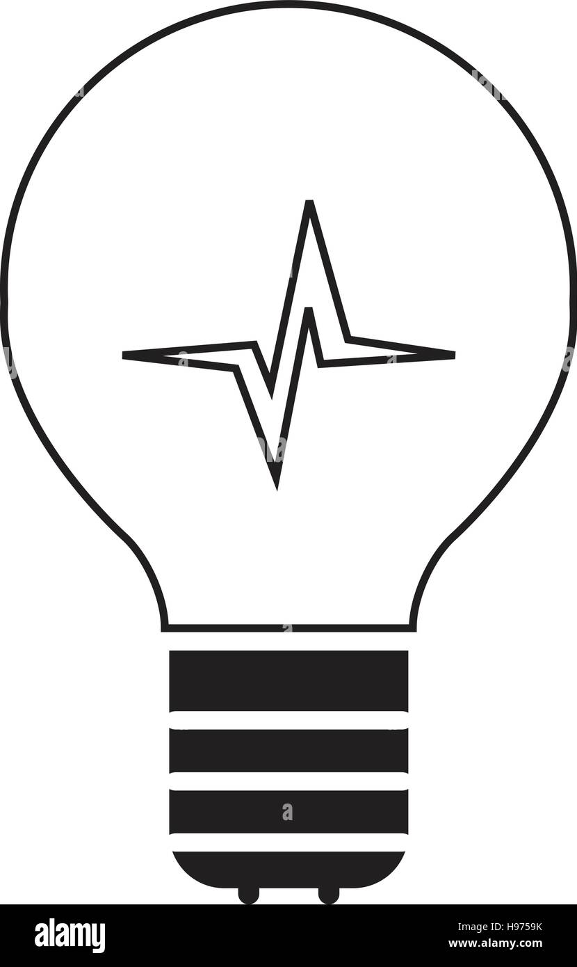 Lightbulb Icon Outline Stock Vector Image & Art - Alamy