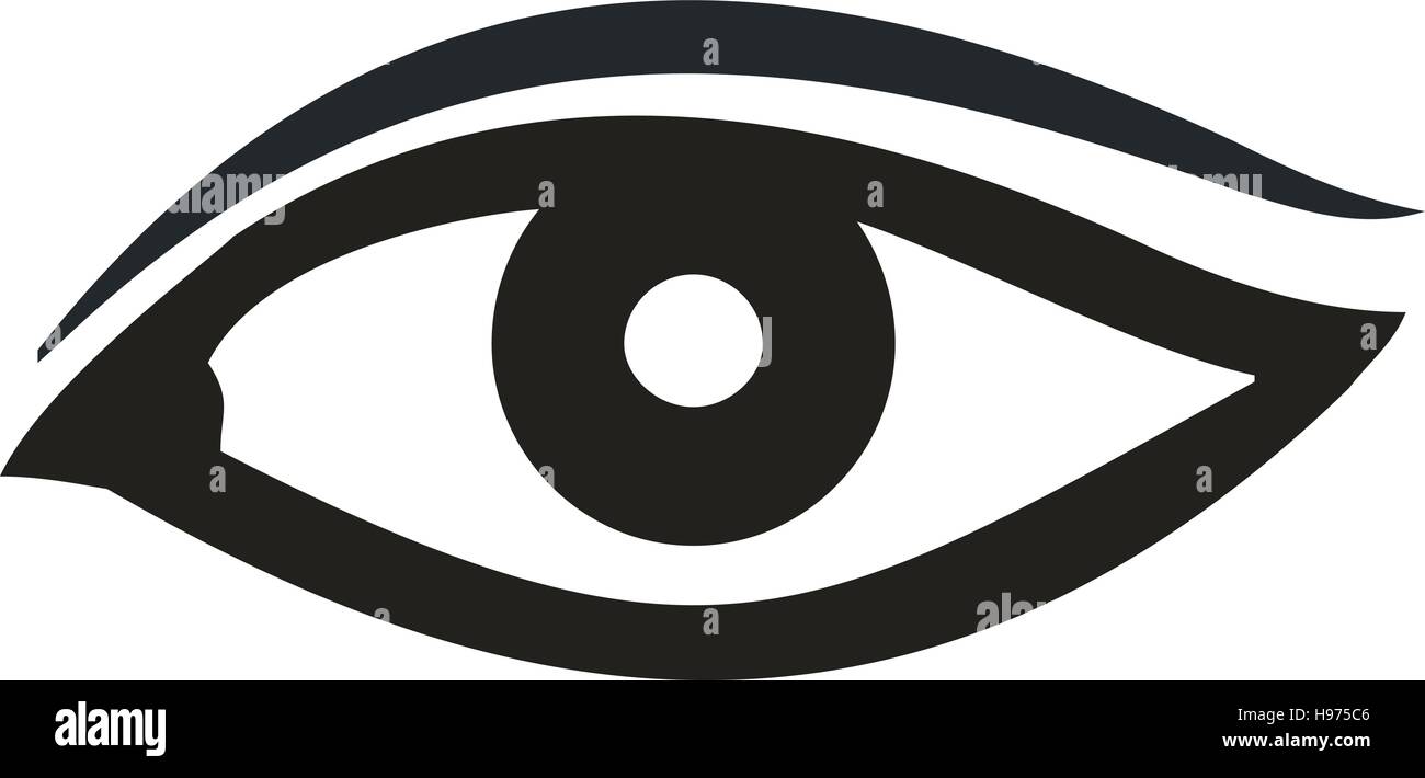 Eye Icon black Stock Vector Image & Art - Alamy