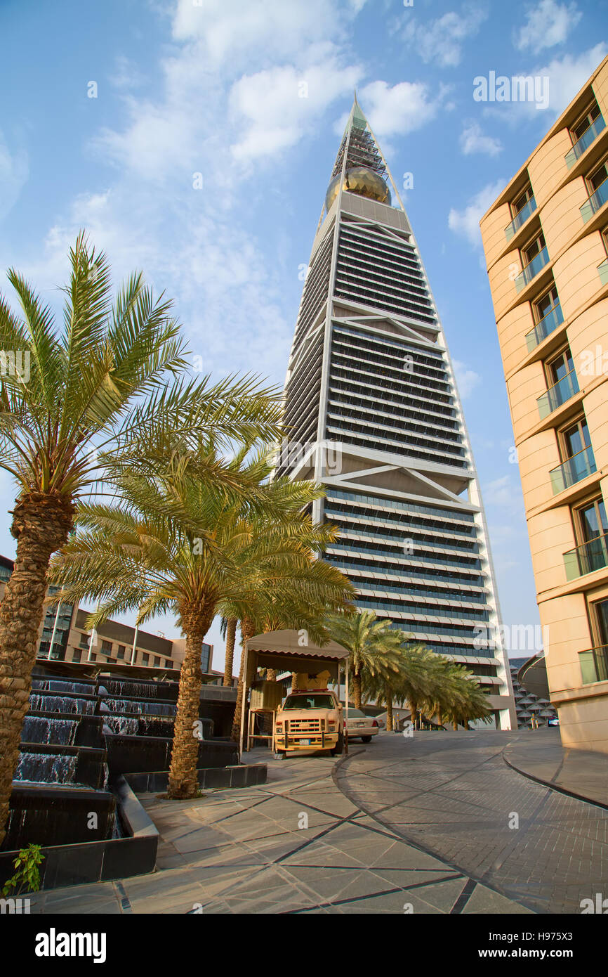 RIYADH - AUGUST 21: Al Faisaliah tower facade on August 21, 2016 in ...