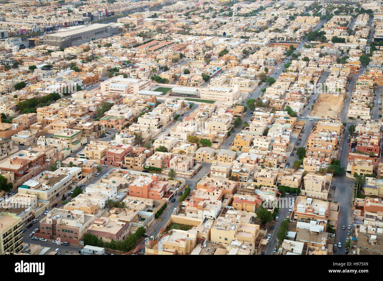 Aerial view of Riyadh downtown. Riyadh, Saudi Arabia Stock Photo - Alamy