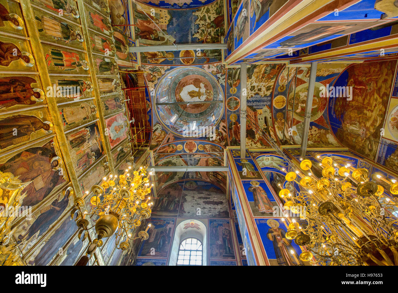Cathedral interior in Suzdal Kremlin. Russia Stock Photo - Alamy