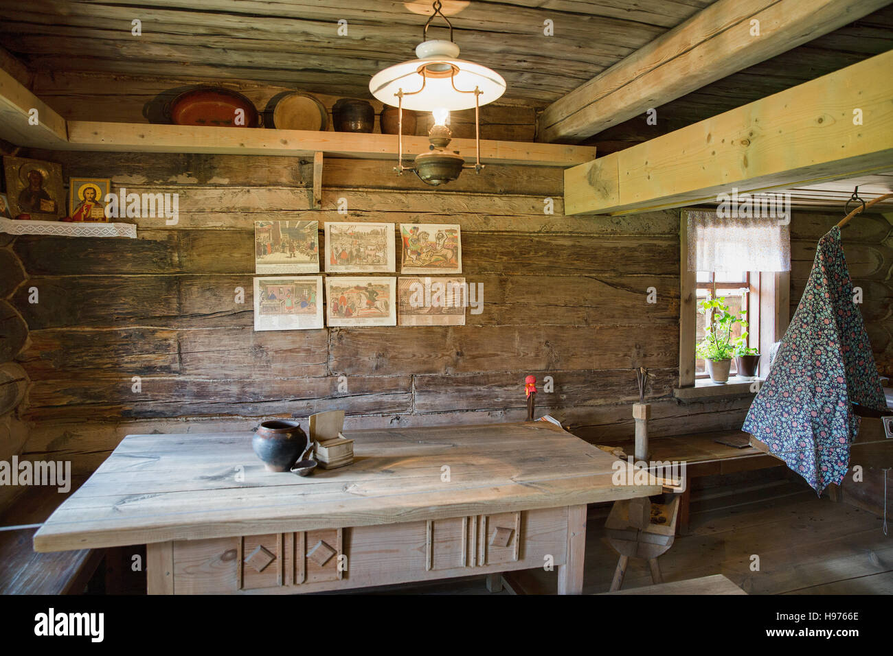 The wooden architecture museum Stock Photo - Alamy