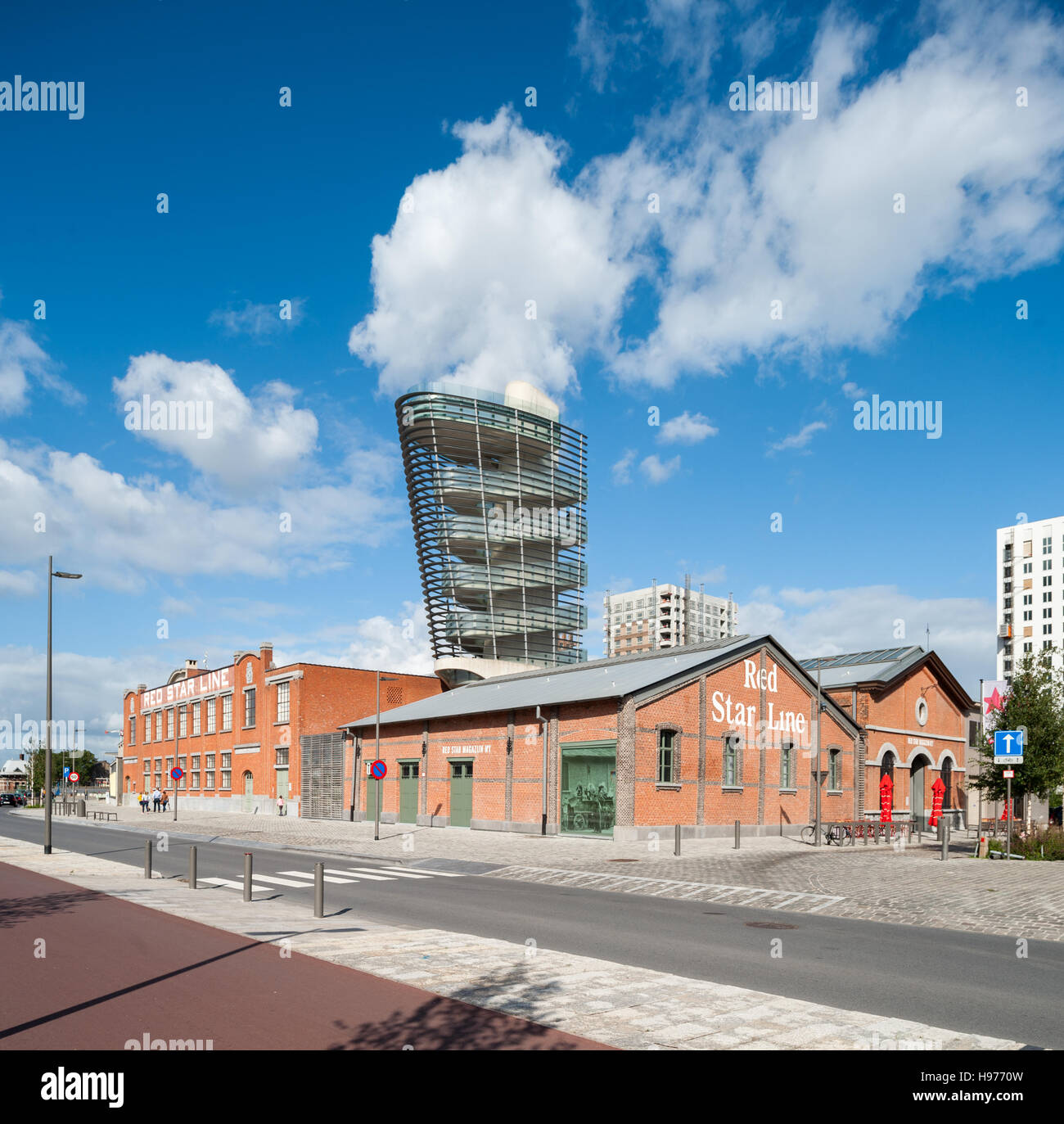 Belgium, Antwerpen - Red star line museum Stock Photo - Alamy