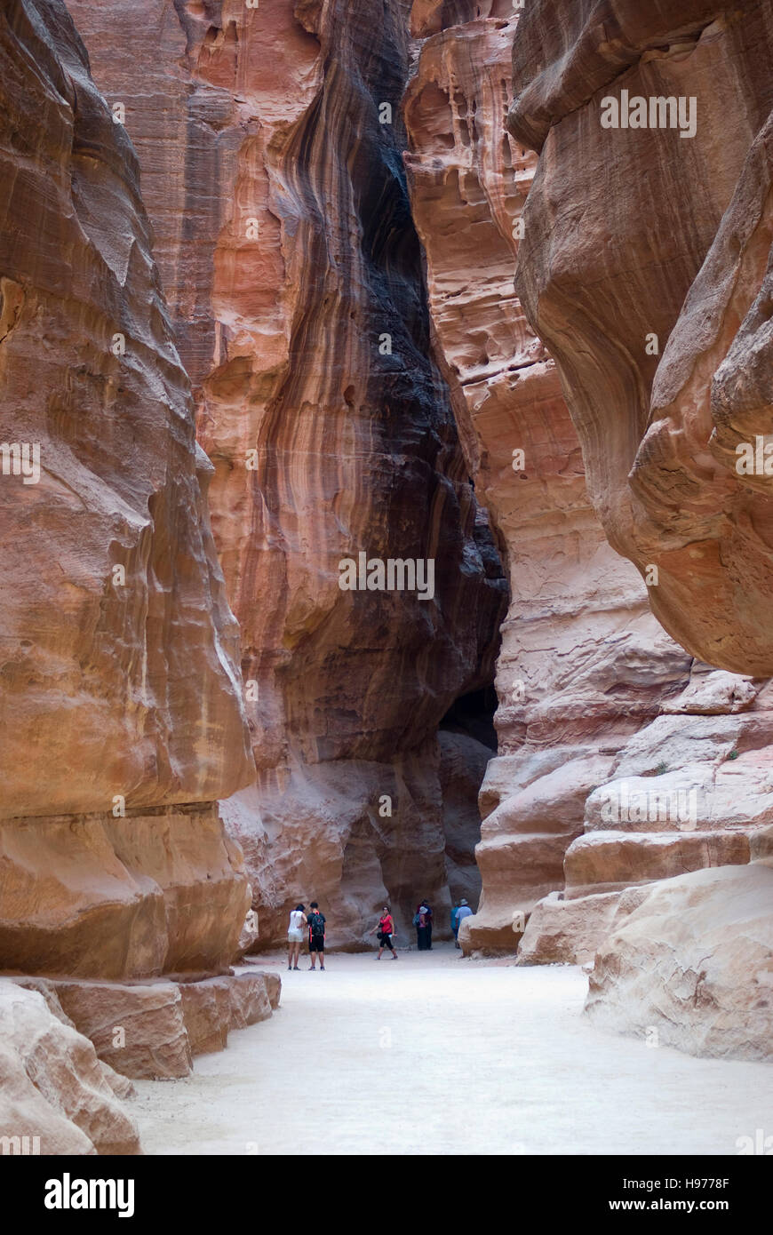 The Siq, Jordan Stock Photo - Alamy