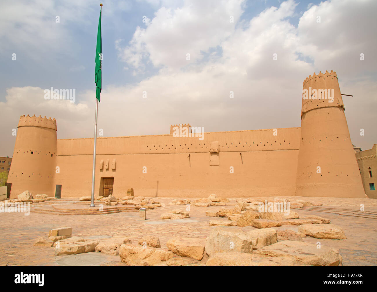 Old Al Masmak fort in the Ar Riyadh, Kingdom of Saudi Arabia Stock ...