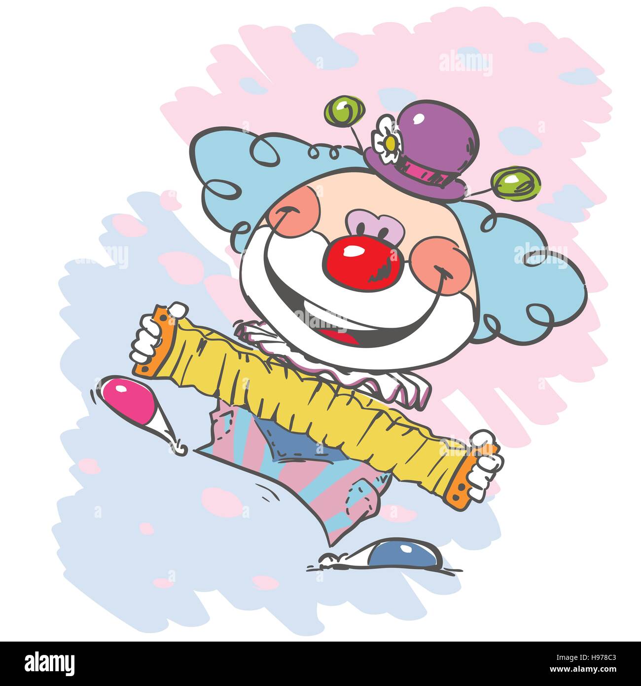 Clown show Stock Vector Images - Alamy