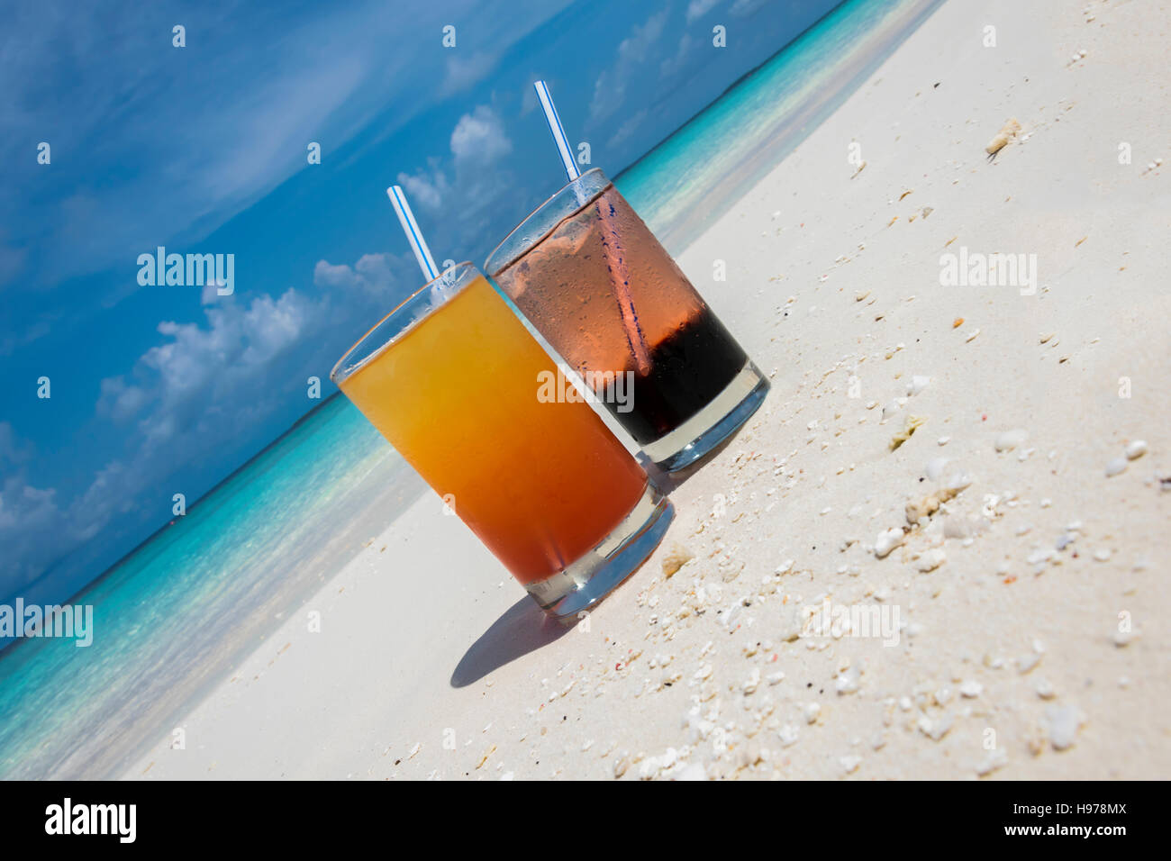 Corals in white sand hi-res stock photography and images - Alamy