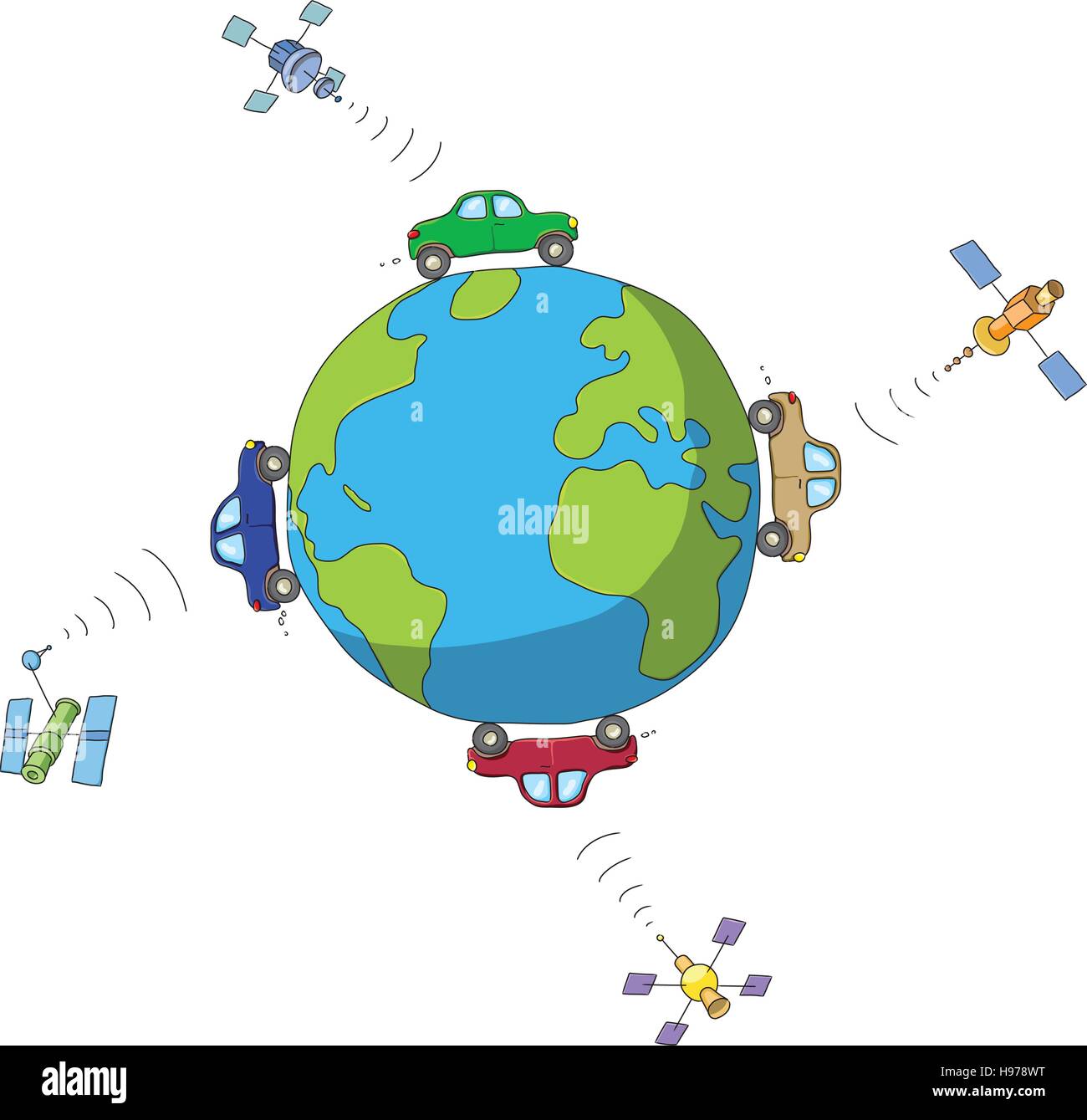 Cars of tourism Cut Out Stock Images & Pictures - Alamy