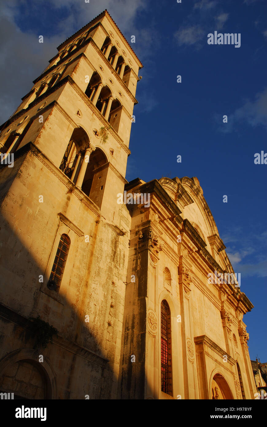 Croatia, Hvar, Church Stock Photo - Alamy