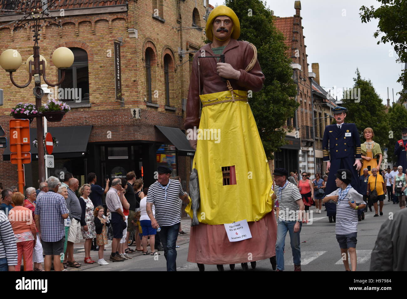 reuzenstoet, reuzen, giant, Nieuwpoort Stock Photo - Alamy