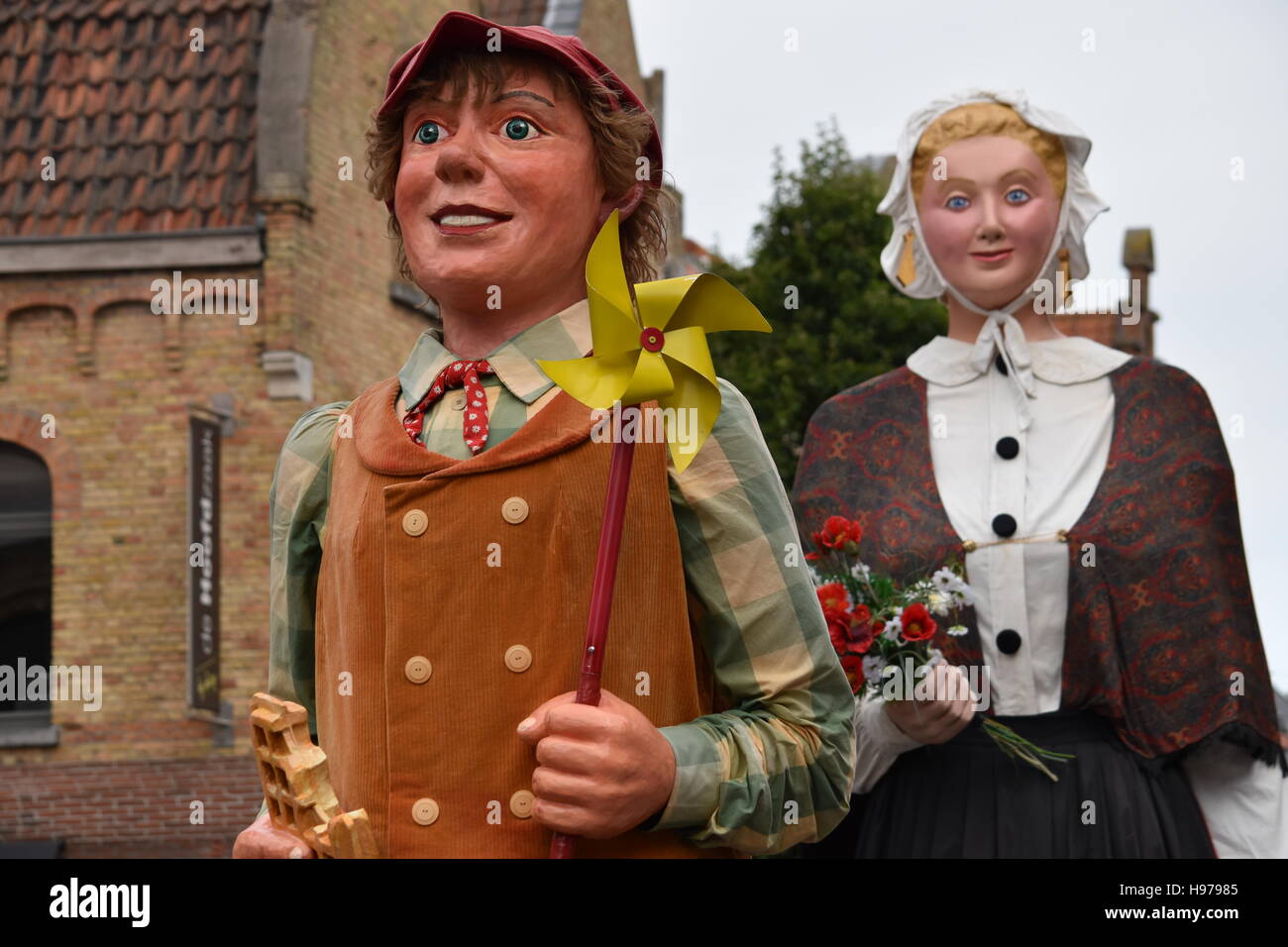 reuzenstoet, reuzen, giant, Nieuwpoort Stock Photo - Alamy