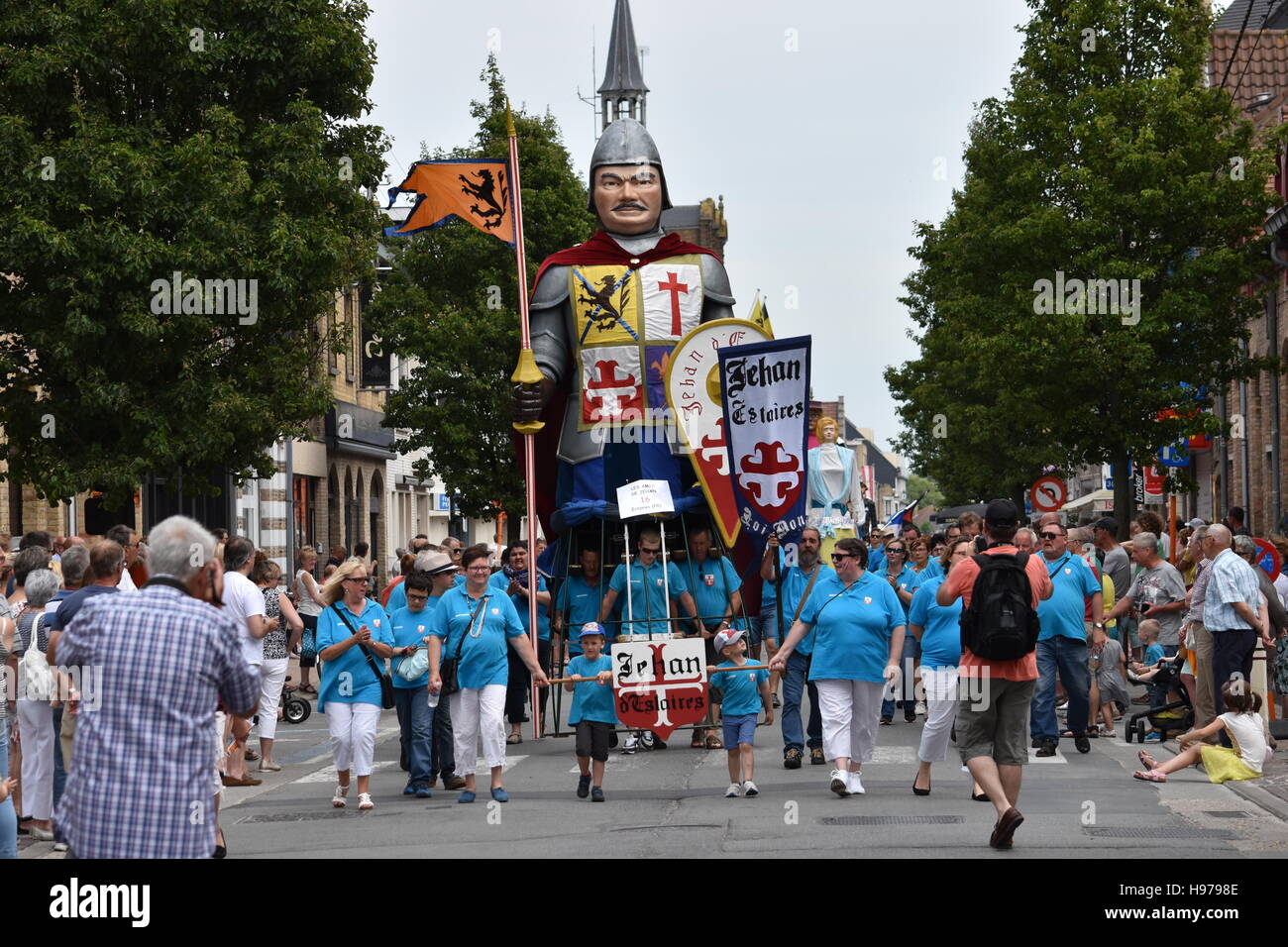 reuzenstoet, reuzen, giant, Nieuwpoort Stock Photo - Alamy