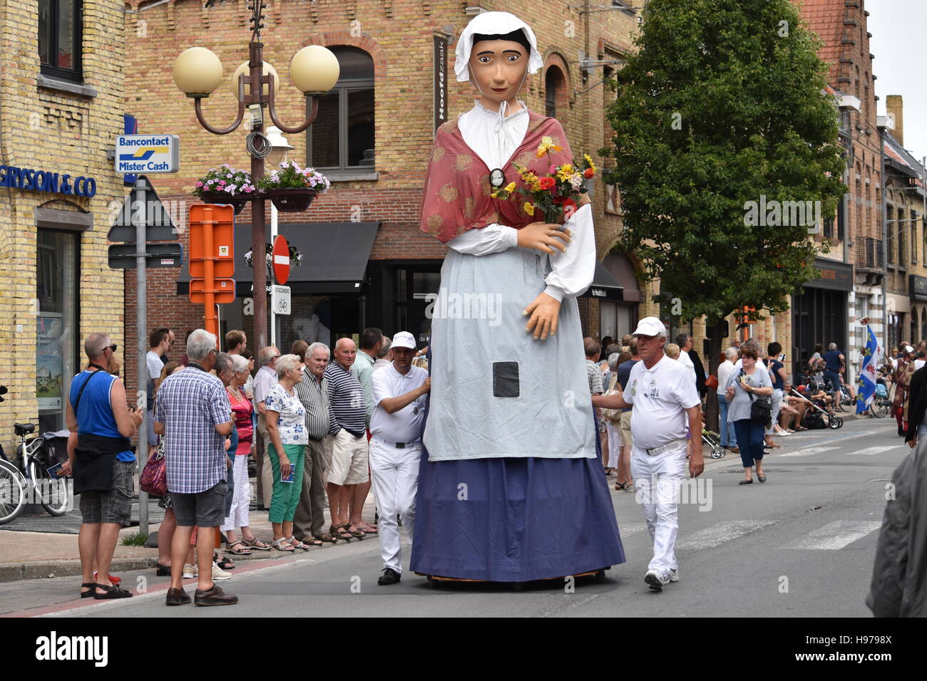 reuzenstoet, reuzen, giant, Nieuwpoort Stock Photo - Alamy