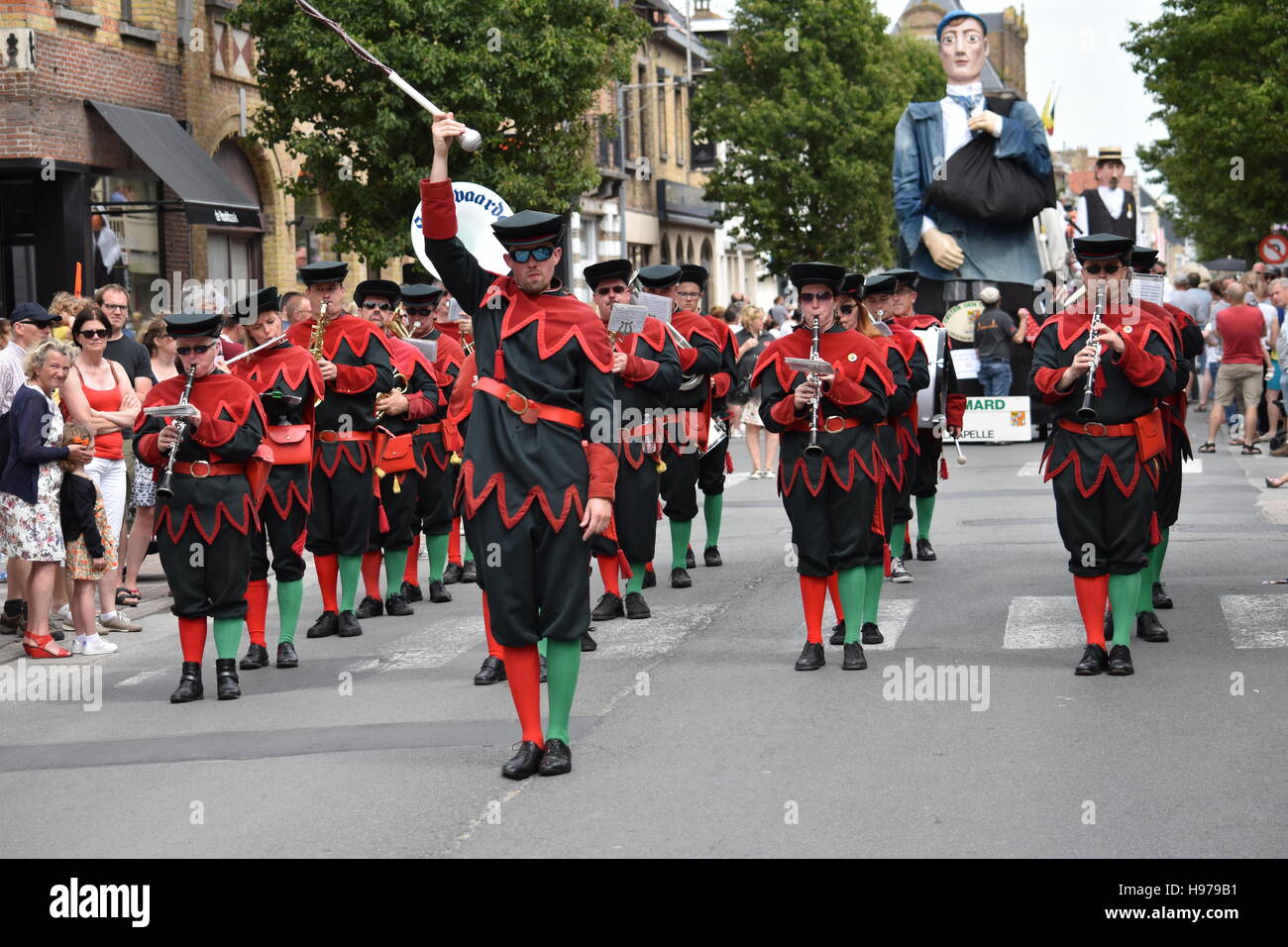 giant parade Nieuwpoort Stock Photo - Alamy