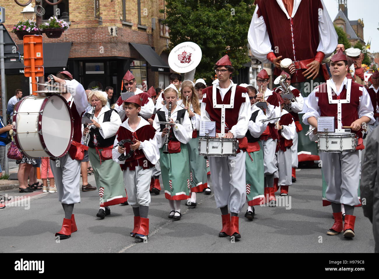 giant parade Nieuwpoort Stock Photo - Alamy