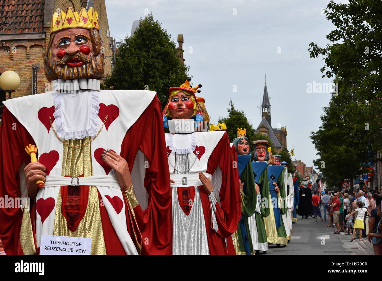 giant parade Nieuwpoort Stock Photo - Alamy