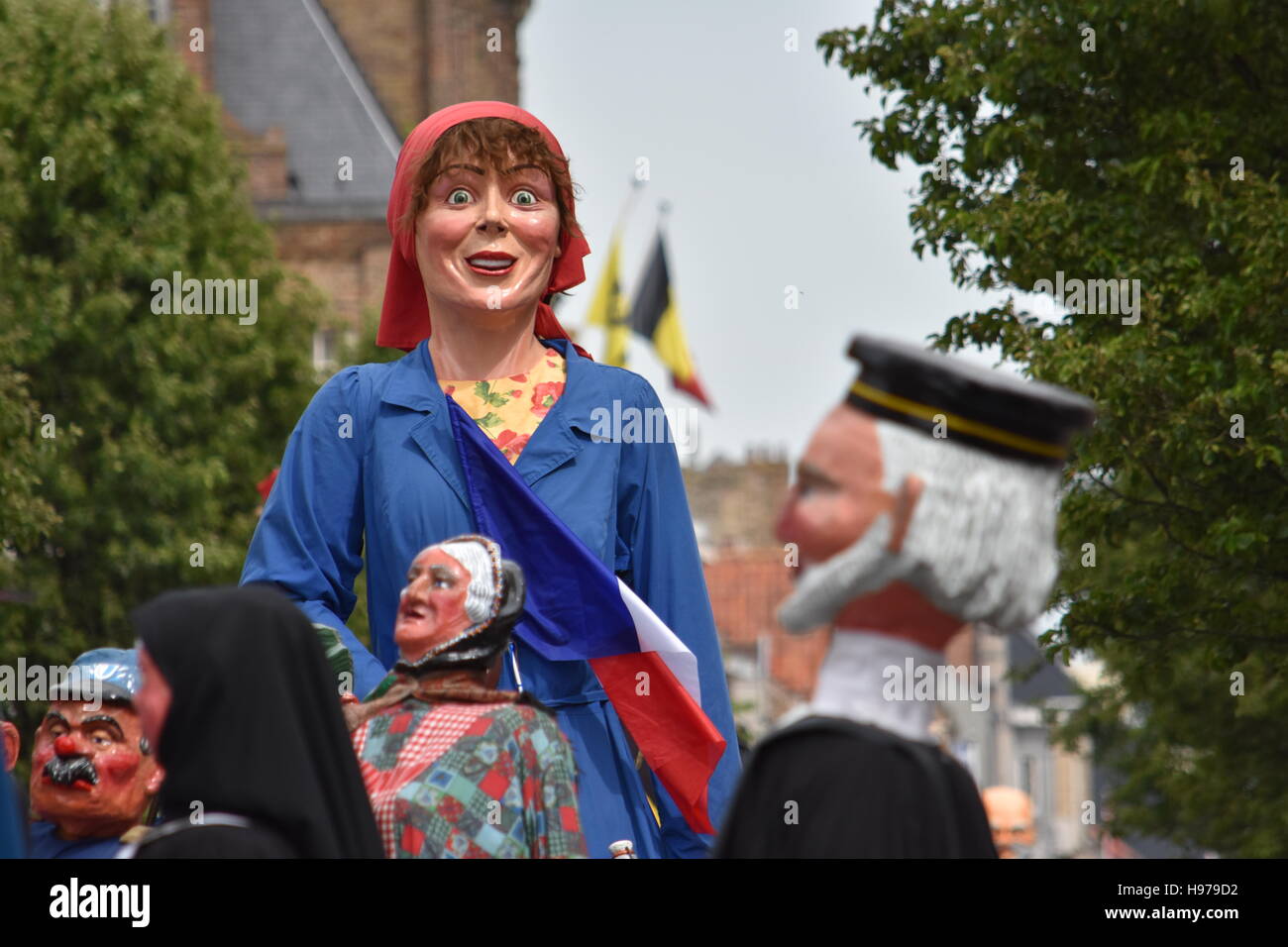 giant parade Nieuwpoort Stock Photo - Alamy