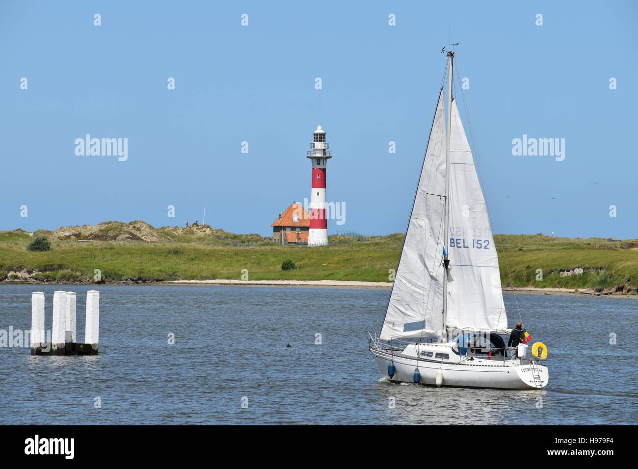 zon, zee, natuur, mooi, Nieuwpoort Stock Photo - Alamy