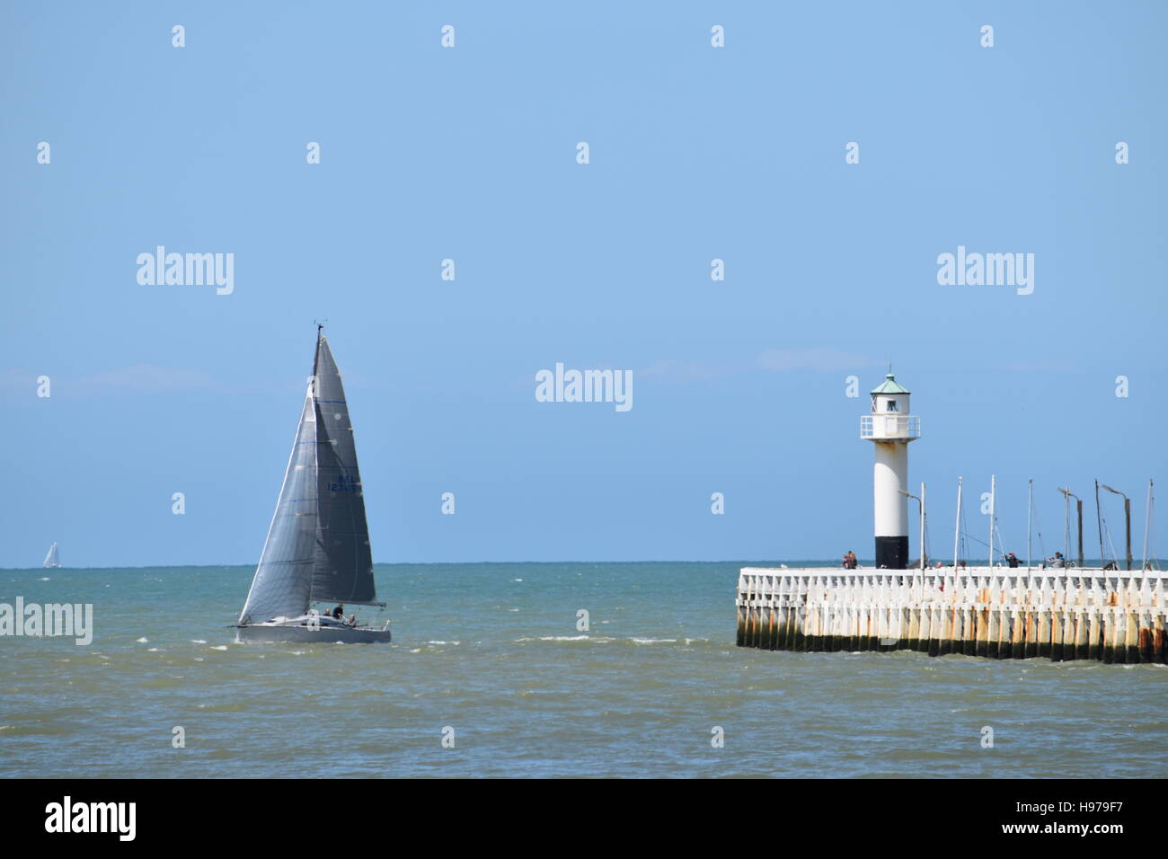 zon, zee, natuur, mooi, Nieuwpoort Stock Photo - Alamy