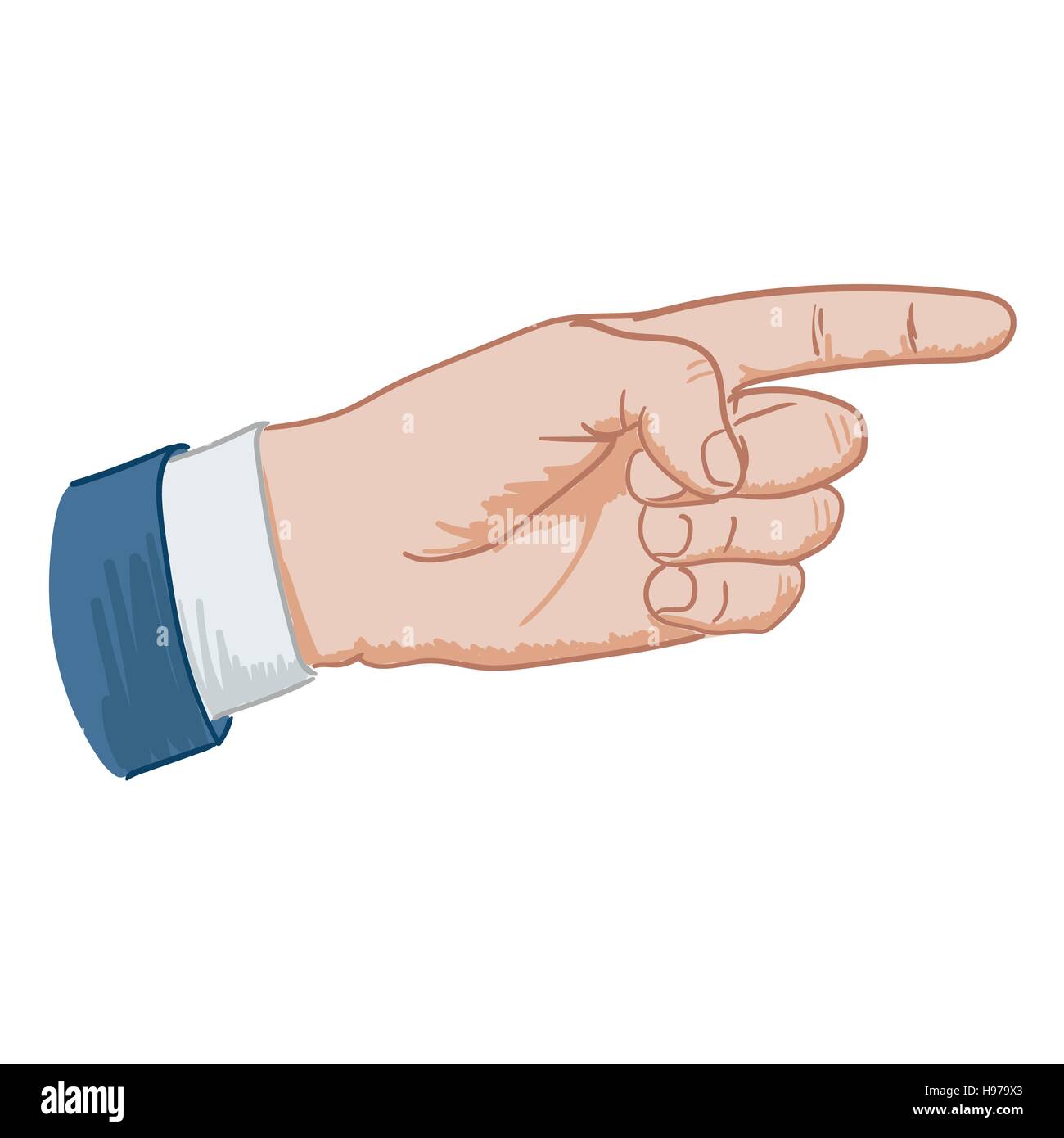 Hand showing watch Stock Vector Images - Alamy