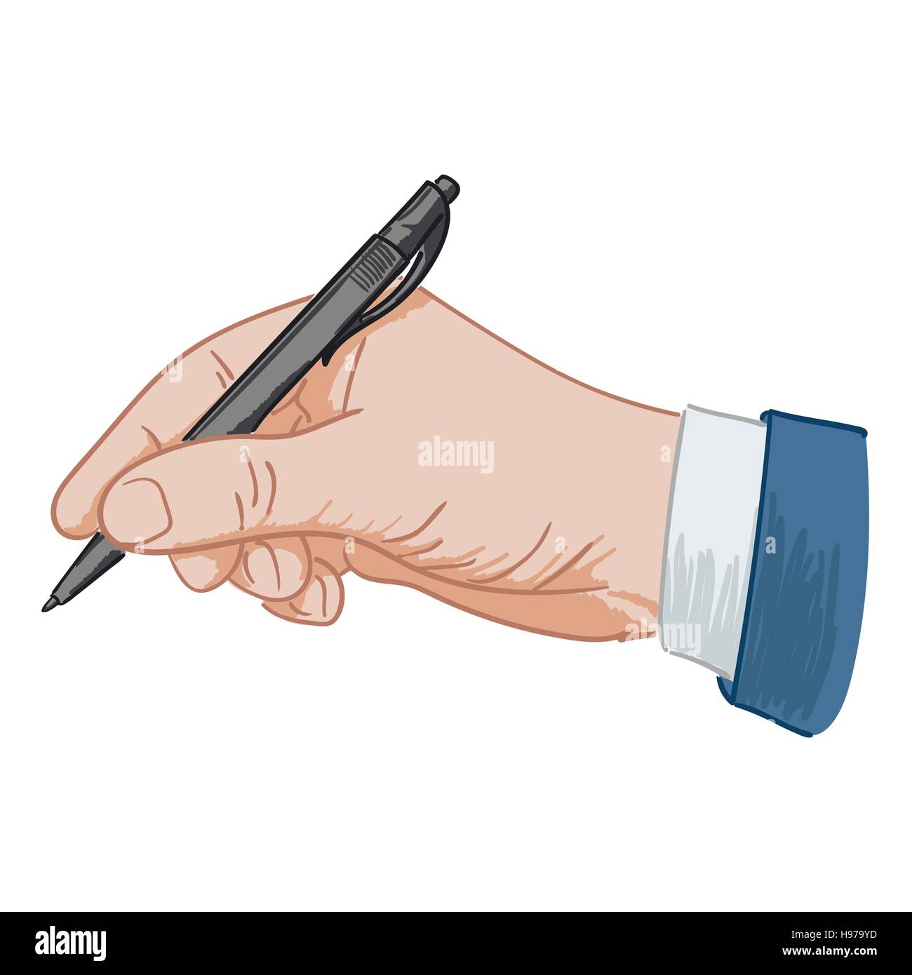 Pen employee Stock Vector Images - Alamy