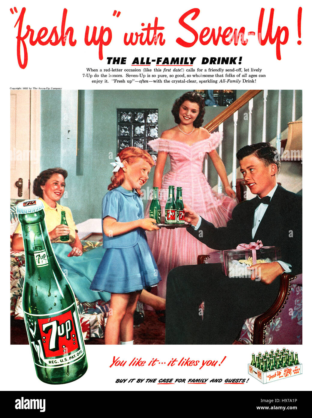 7up magazine advert hi-res stock photography and images - Alamy