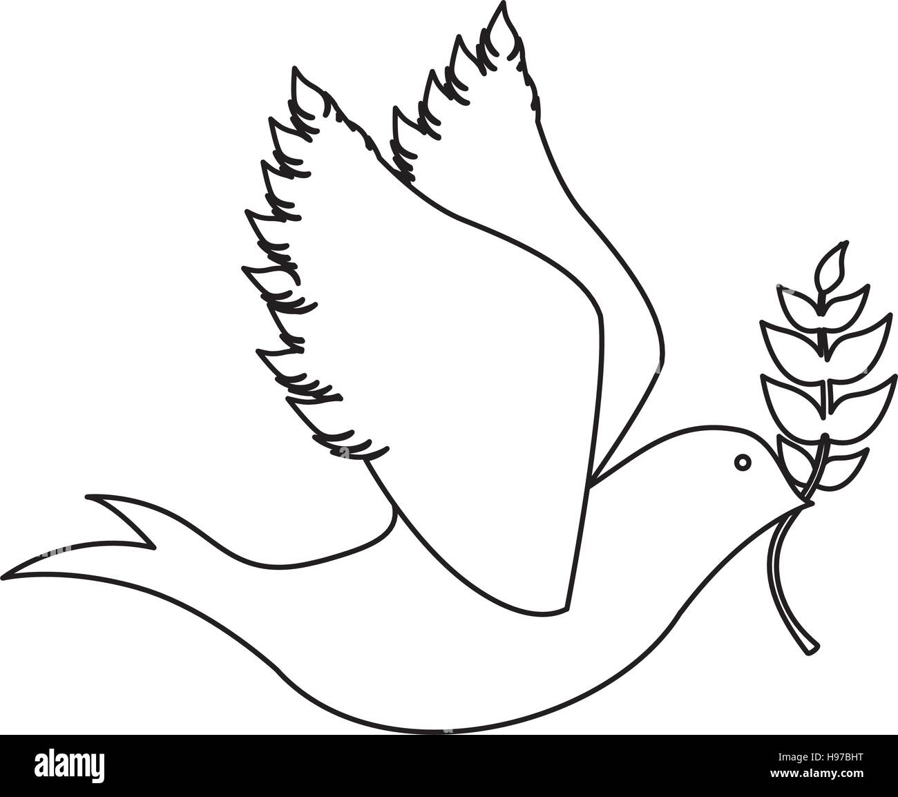peace dove icon image Stock Vector Image & Art - Alamy