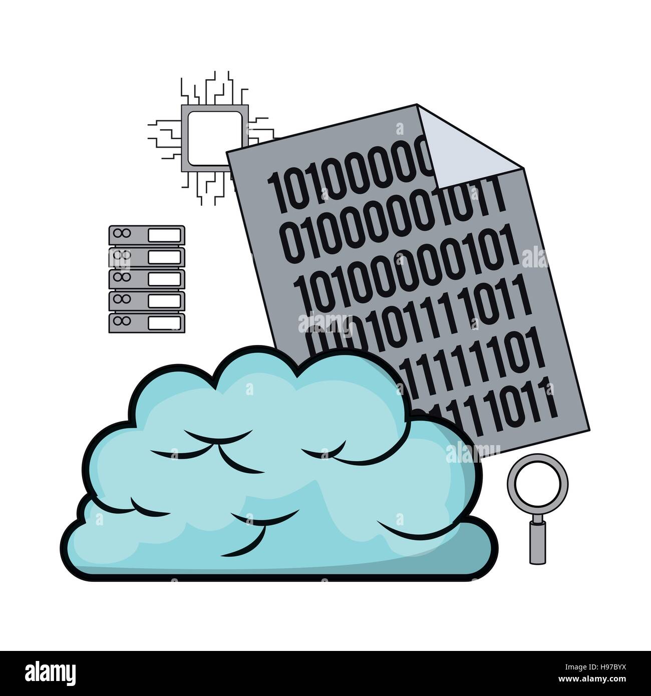 big data related icons image Stock Vector Image & Art - Alamy