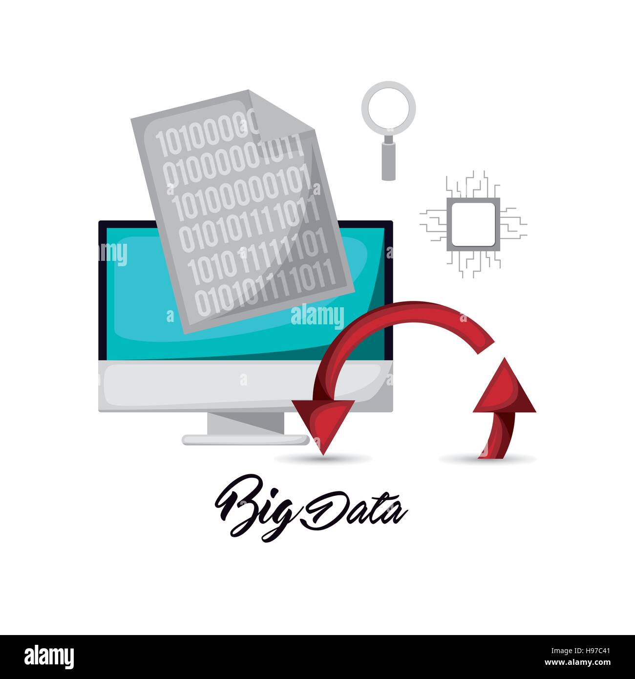 big data related icons image Stock Vector Image & Art - Alamy