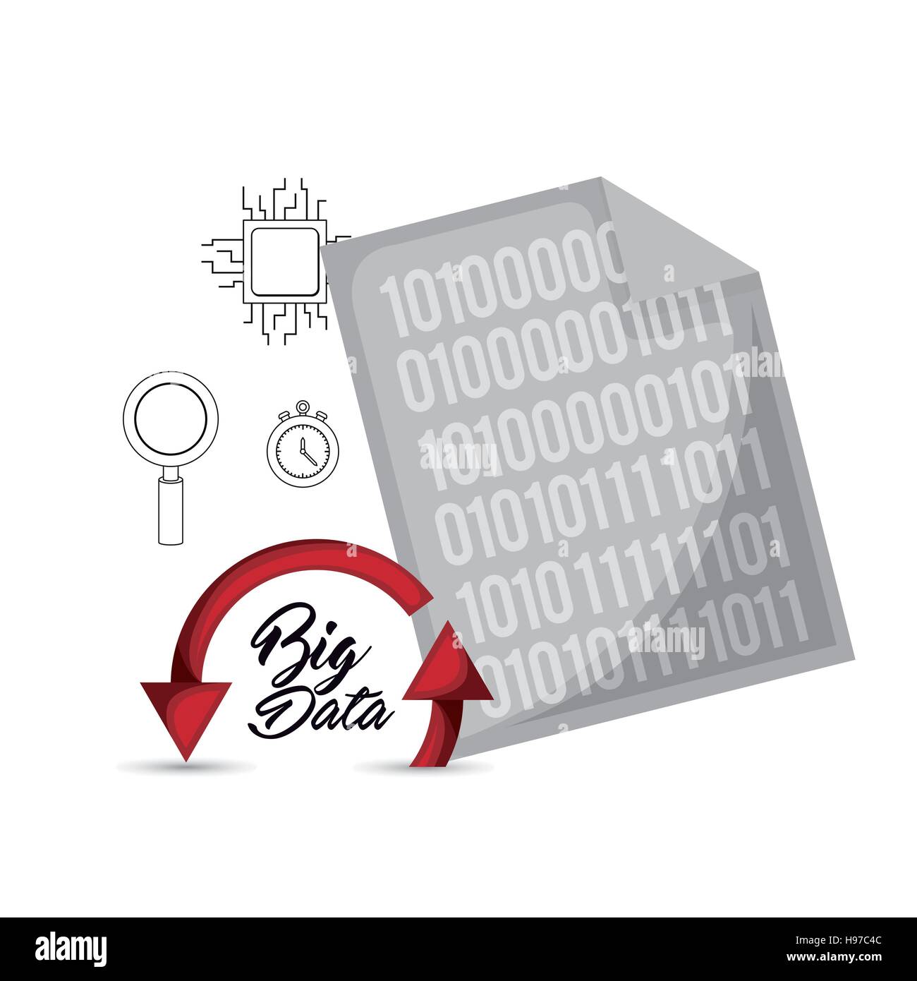 big data related icons image Stock Vector Image & Art - Alamy