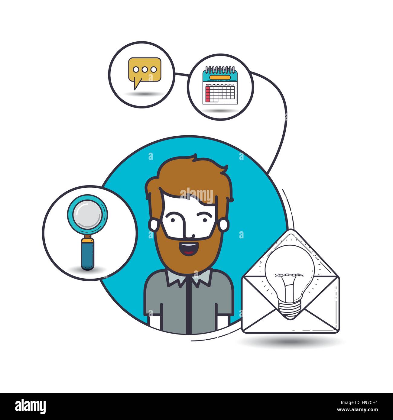 advantages of internet and digital technology image Stock Vector Image ...