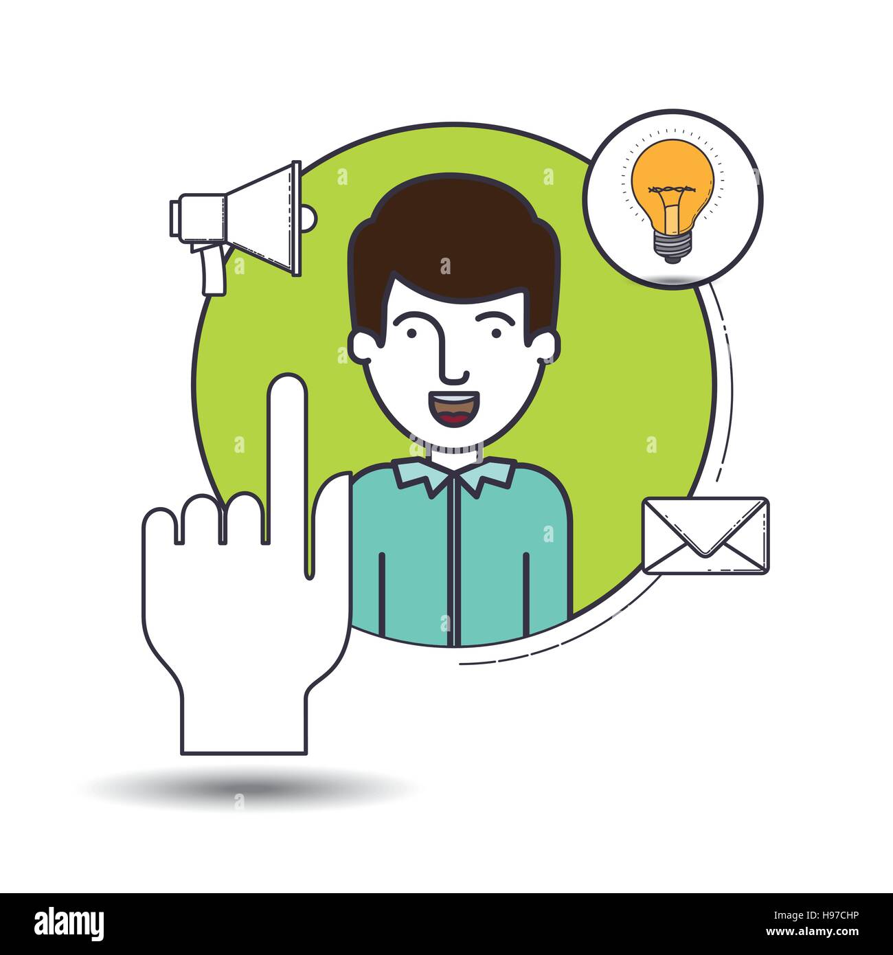 advantages of internet and digital technology image Stock Vector Image ...