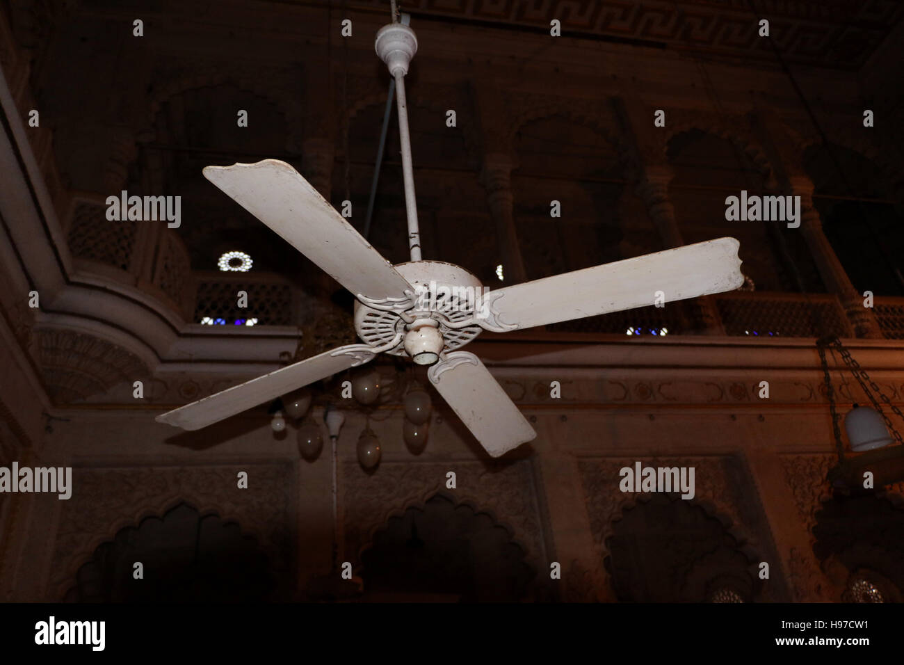 Antique ceiling fan Stock Photo - Alamy