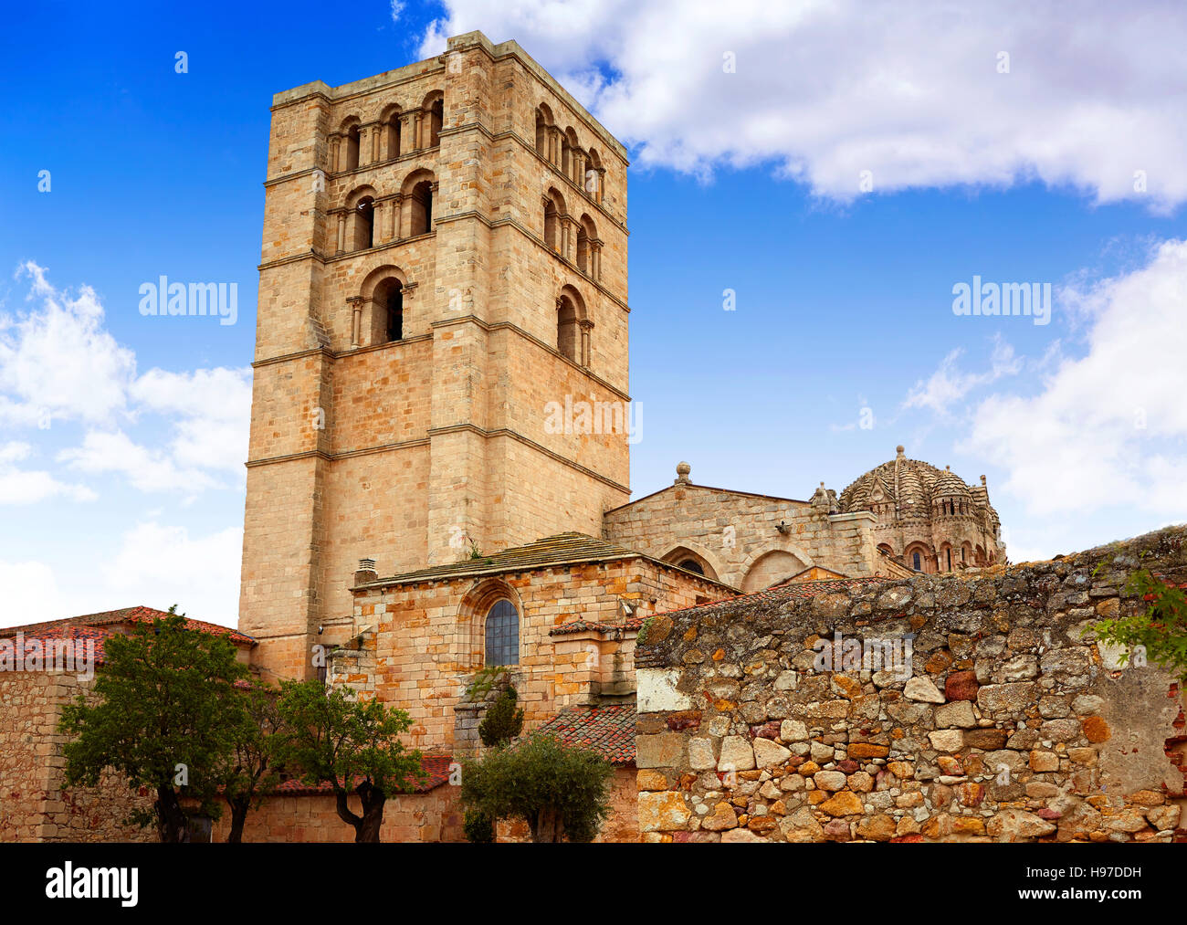 Zamora Cathedral in Spain by Via de la Plata Stock Photo - Alamy