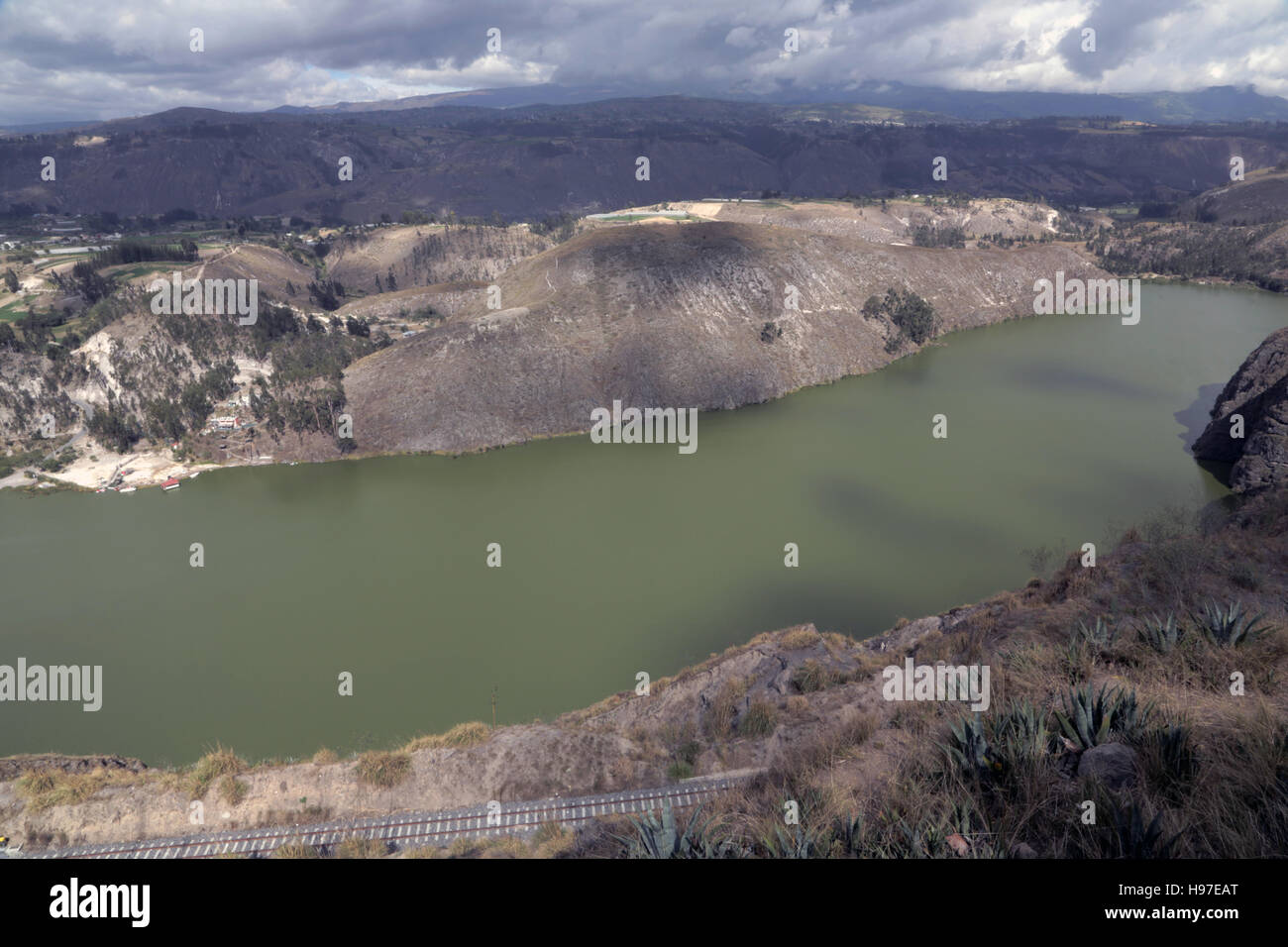 Ecuador, Laguna de yambo Stock Photo - Alamy