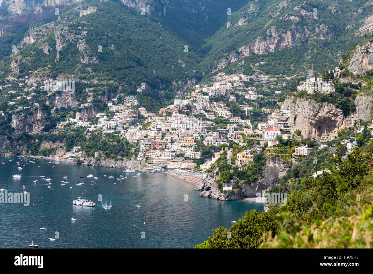 Scenic view of the Amalfi Coast in Italy Stock Photo - Alamy