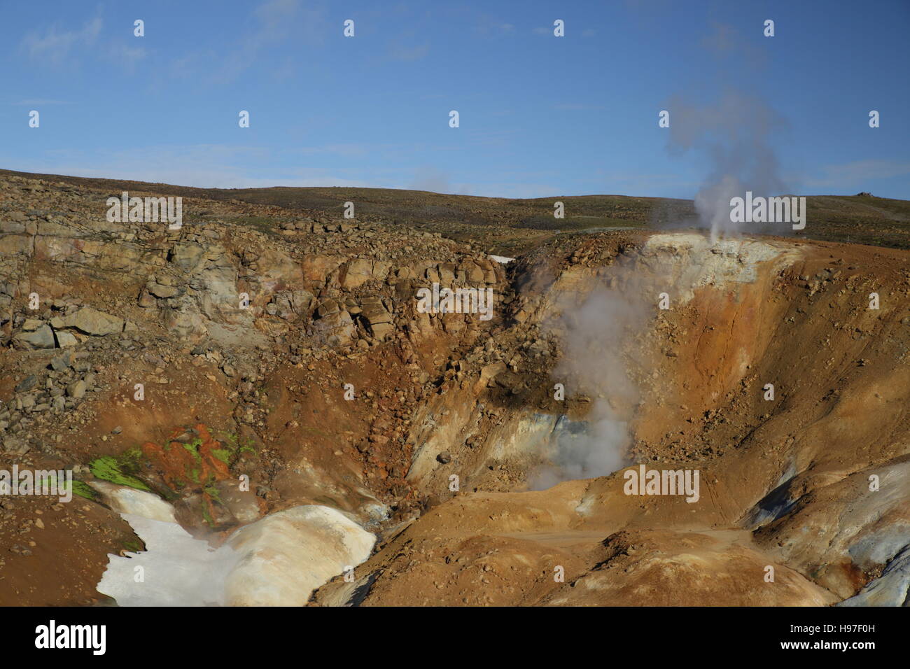 Kerlingarfjoll or The Ogress' Mountains,Rhyolite mountains, a volcanic ...