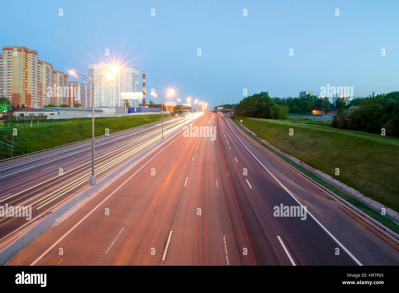 Moscow ring auto road hi-res stock photography and images - Alamy